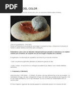 Historia del color azul y su origen | PDF | Color | Pigmento
