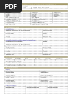 Barangay Census Form | PDF