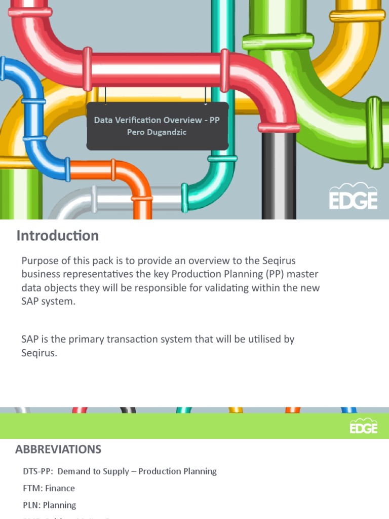 SAP Master data preparation for PP | PDF | User (Computing ...