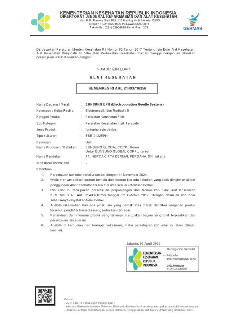 EUNSUNG EPN (Electroporation Needle System) EXP 2024 | PDF