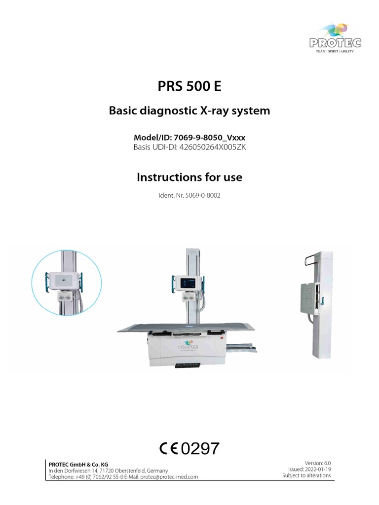 Prs 500 e | PDF | Radiography | X Ray