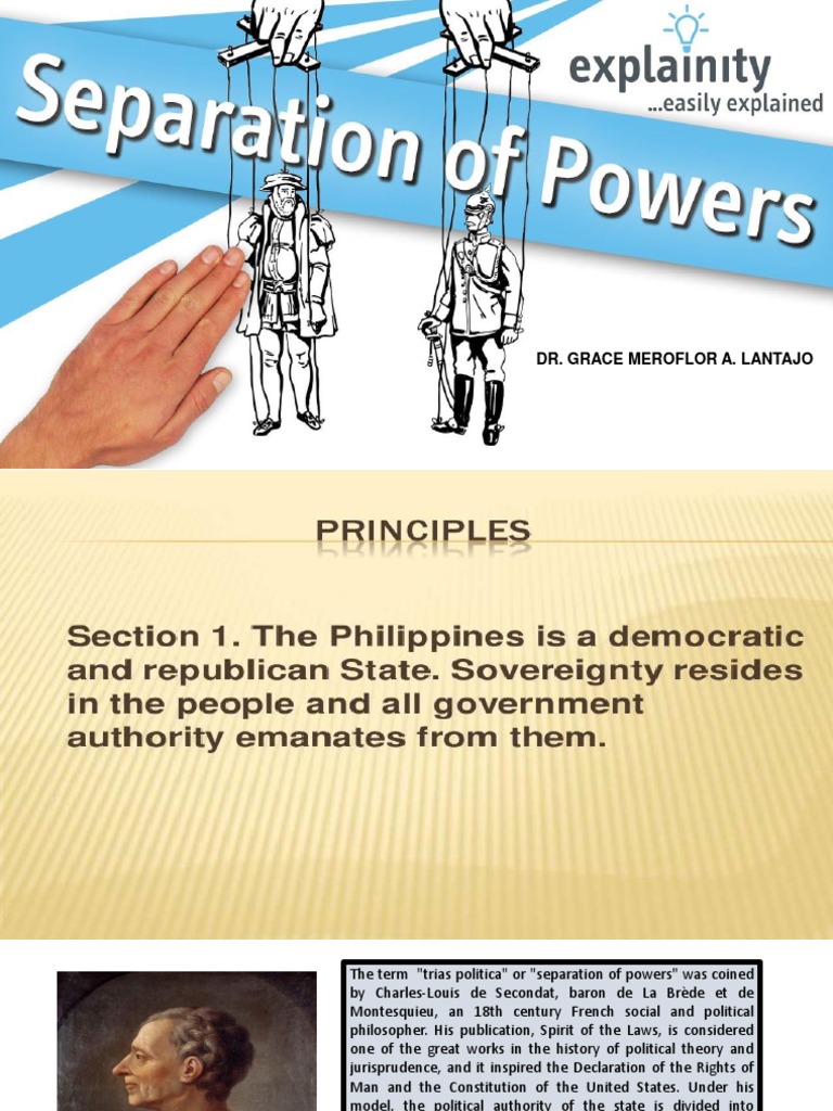 Separation of Powers 2.0 | PDF | Separation Of Powers | Montesquieu