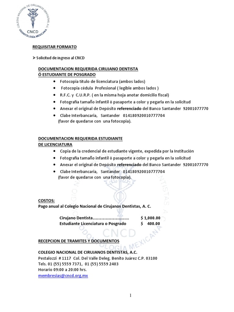 solicitud-membresia-cncd-2015 | PDF