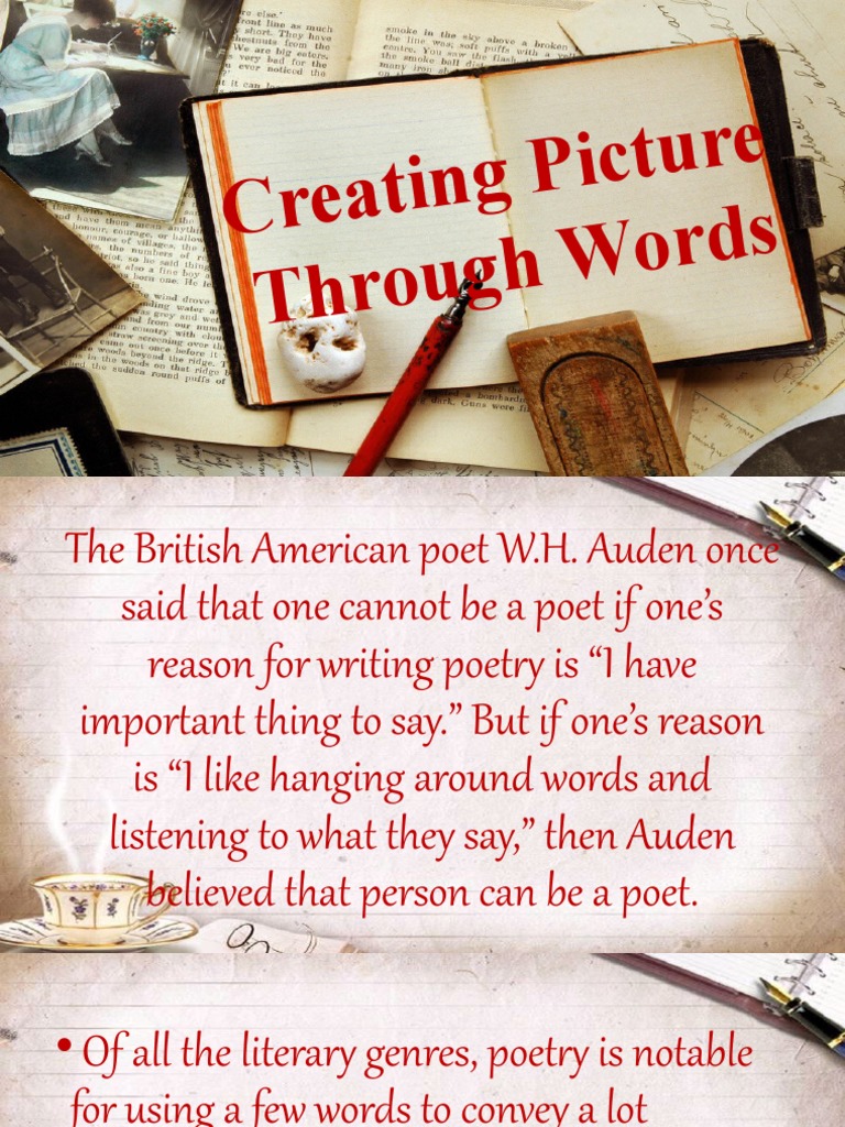 Poetry Creating Picture Through Words | PDF