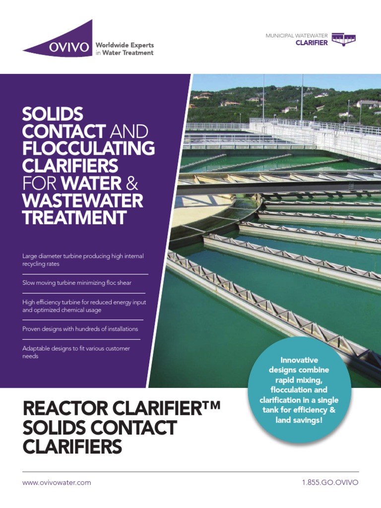 Reactor Clarifier Brochure 0619 | PDF | Sewage Treatment | Environmental Engineering