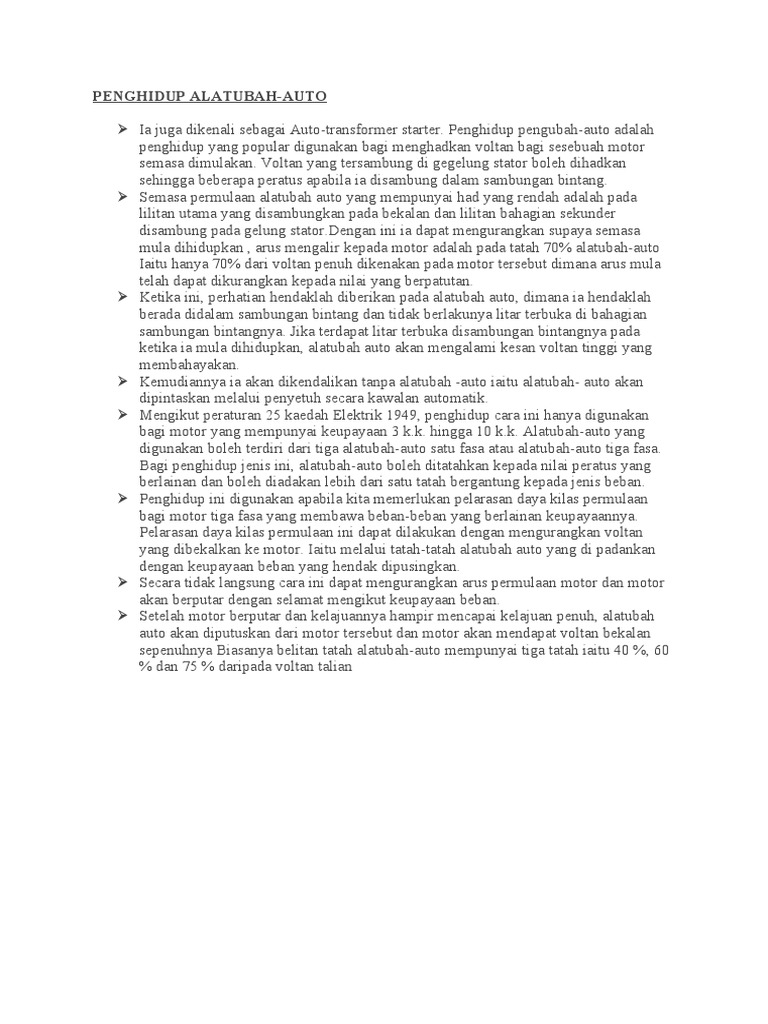 Penghidup Alatubah-Auto1 | PDF