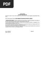 FORM 9 Consent Letters LLP | PDF