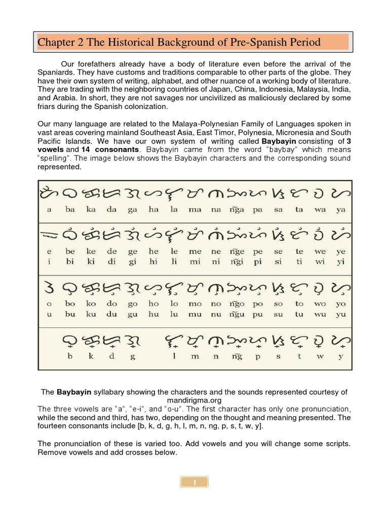 Pre-Spanish Philippine Literature | PDF | Linguistics | Human Communication