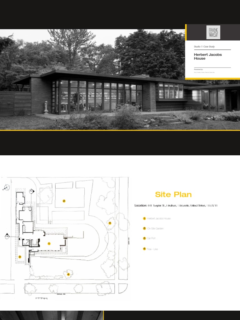 Herbert Jacobs House Case Study | PDF | Buildings And Structures