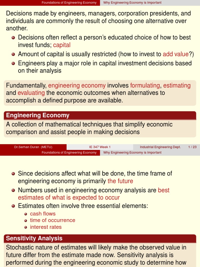 Engineering Economics | PDF | Interest | Cost Of Capital