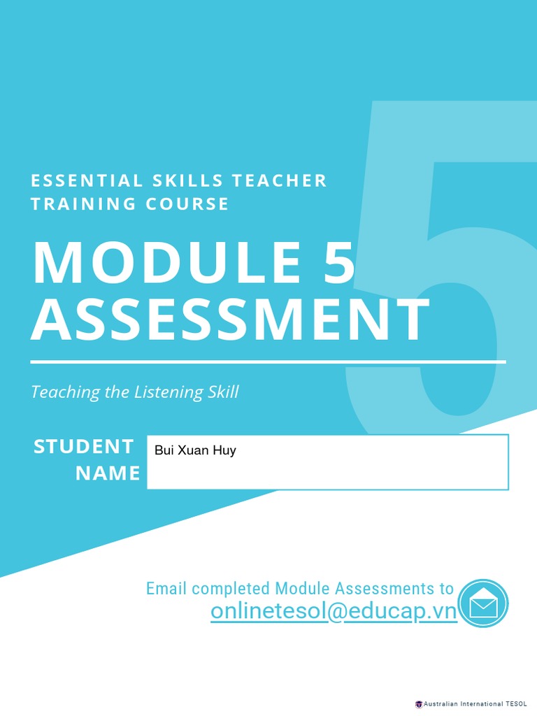 HANOI Module 5 Assessment | PDF | English As A Second Or Foreign ...