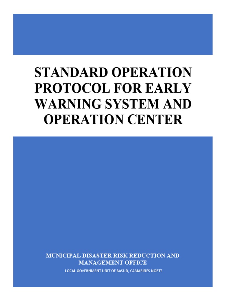 LSOP | PDF | Tsunami | Emergency Management