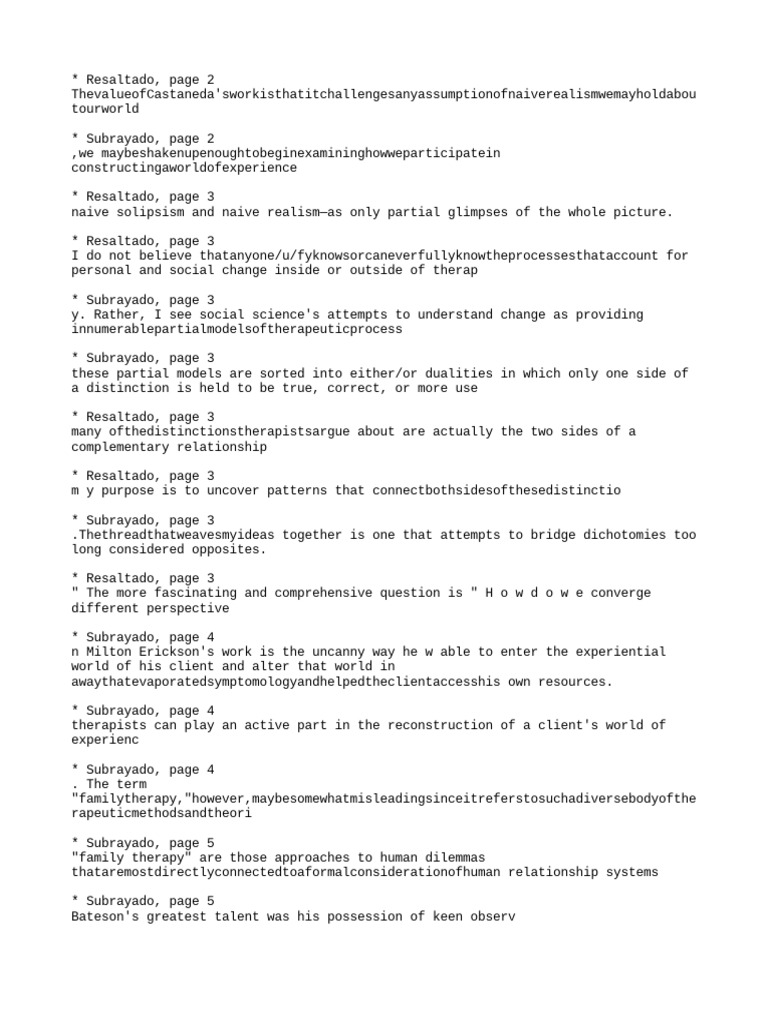 Cybernetic Therapy Insights | PDF | Paradox | Cybernetics