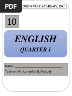English 8-Q4-M7 PDF | PDF | Dieting | Learning