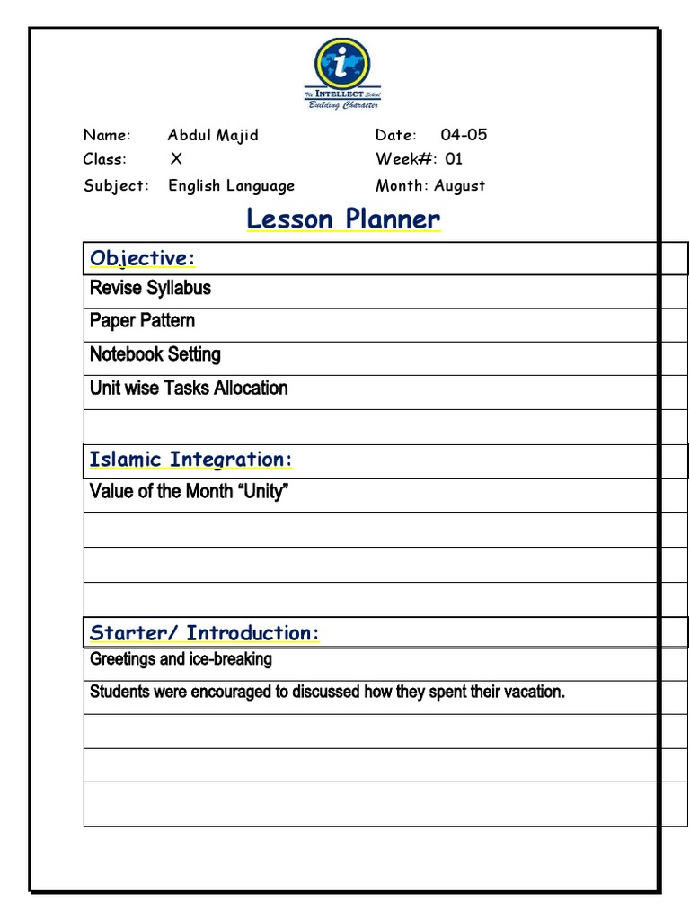 Daily Planner - Aug X W1 | PDF