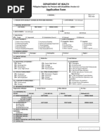 PWD ID Application Form PDF | PDF | Disability | Labour