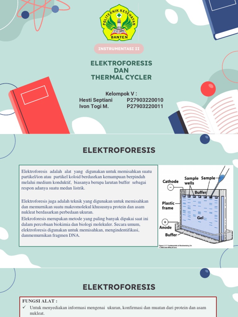 Kel.5 - PPT Elektroforesa & Thermal Cycler - 3pegawai | PDF