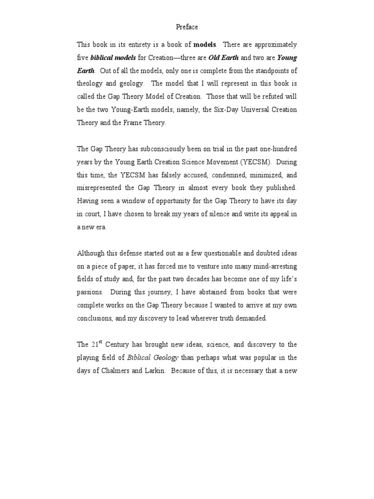 Biblical Geology Chapter 1 | PDF | Genesis Creation Narrative | Creationism