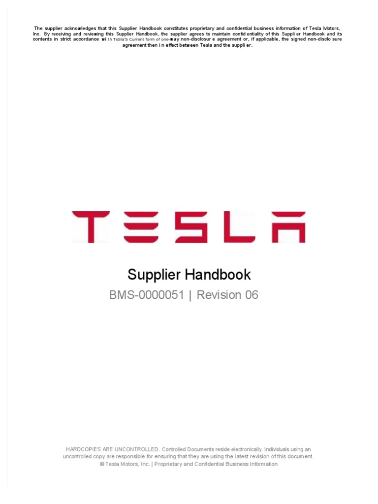 Tesla | PDF | Quality Management System | Supply Chain