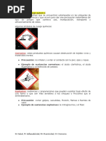 Pictogramas de Peligrosidad | PDF | Combustión | Inflamación