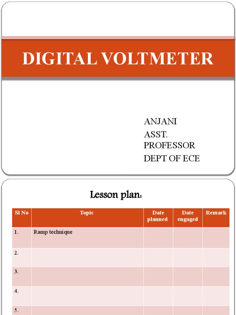 Digital Voltmeter | PDF | Electronics | Computer Engineering