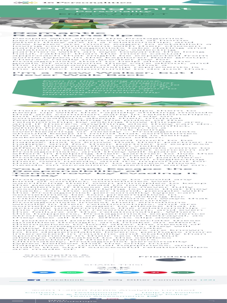 Romantic Relationships Protagonist (ENFJ) Personality 16personalities ...