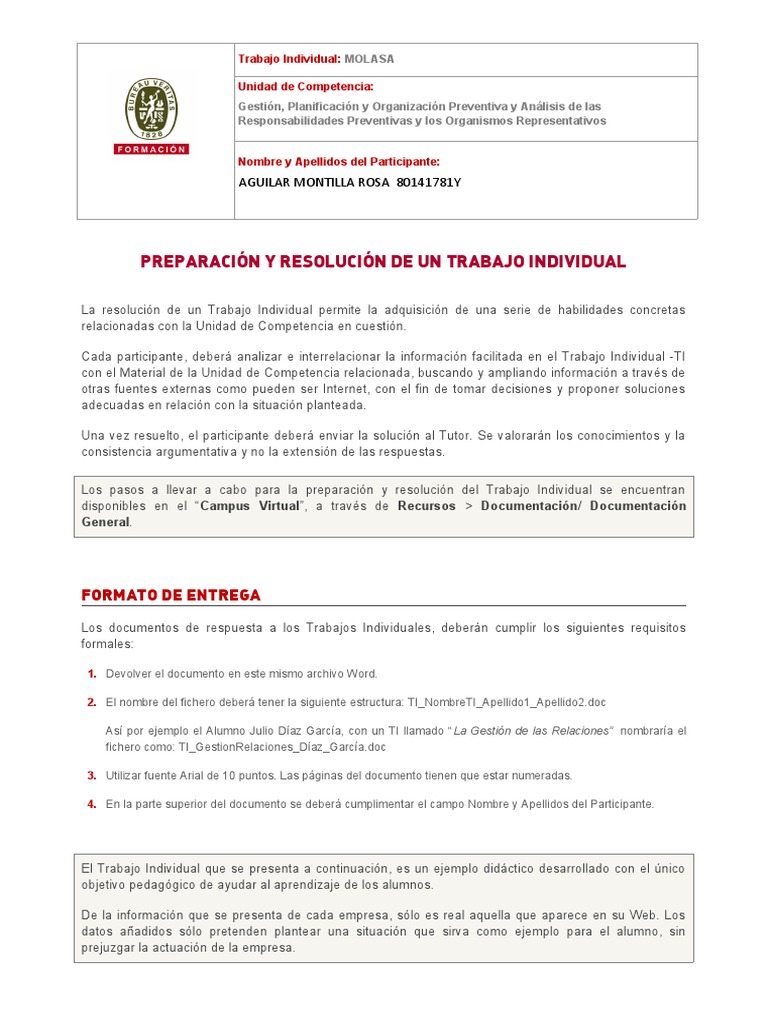 Prevención de Riesgos en Molasa | PDF | Business | Archivo de computadora