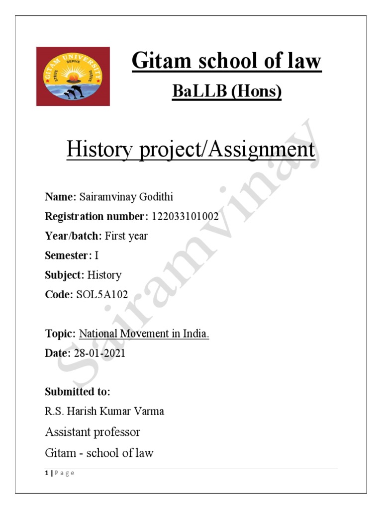 National Movement of India | PDF | Partition Of India | Mahatma Gandhi