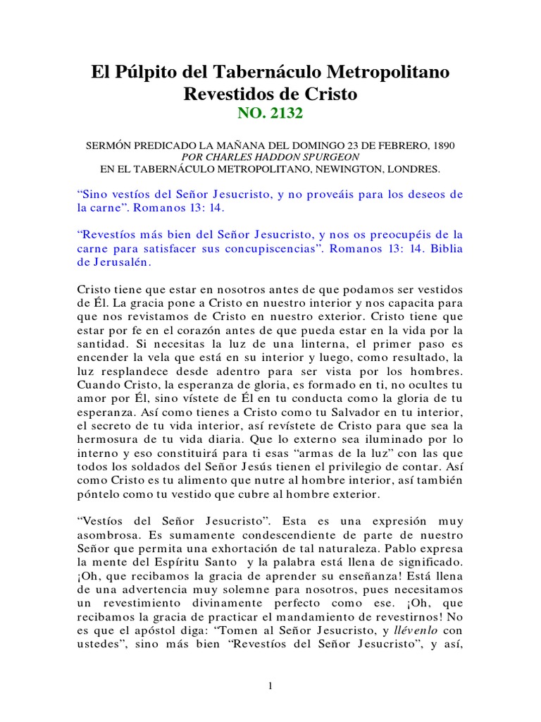 Sermon 2132 | PDF | Jesús | Cristo (título)