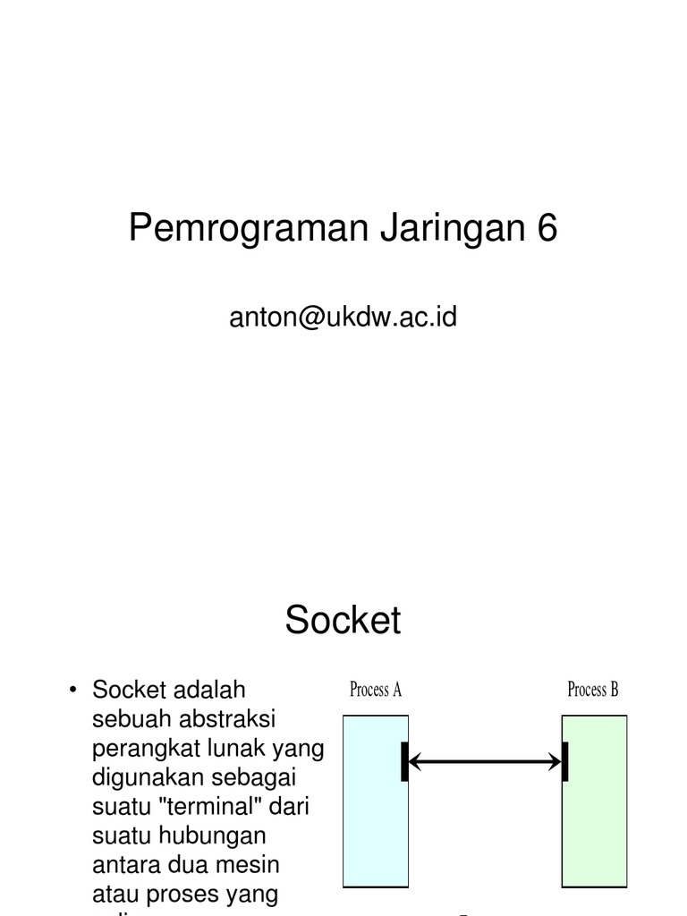 PEMROGRAMAN JARINGAN-Modul6 | PDF