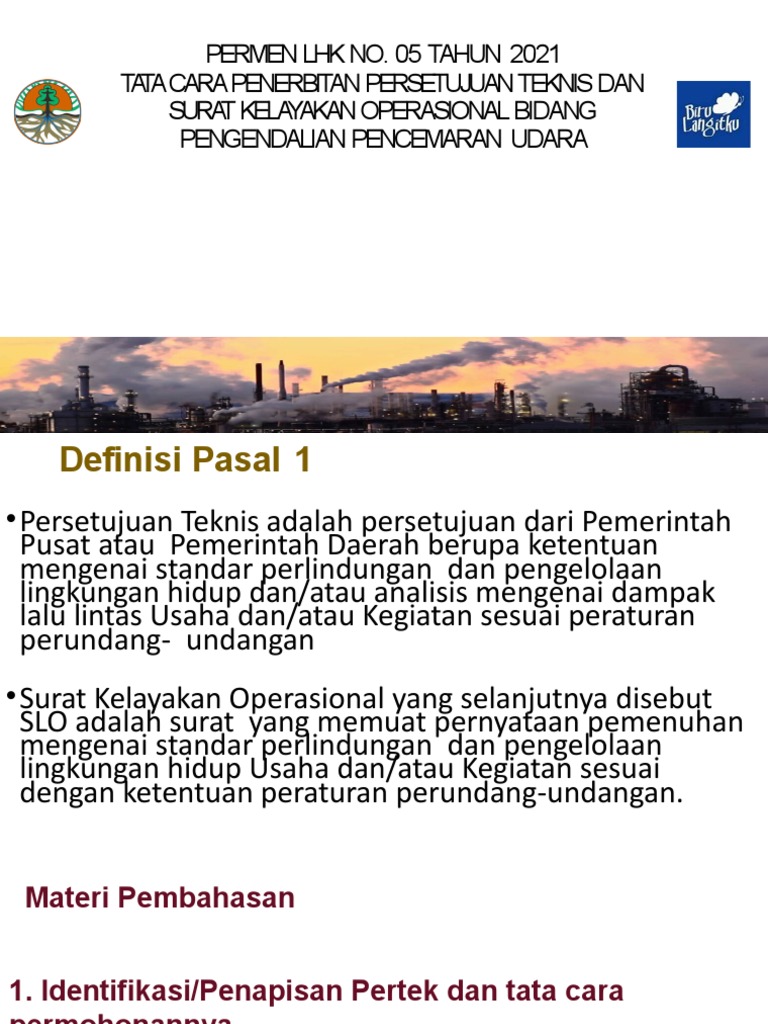 Pertek Emisi Dan Udara | PDF