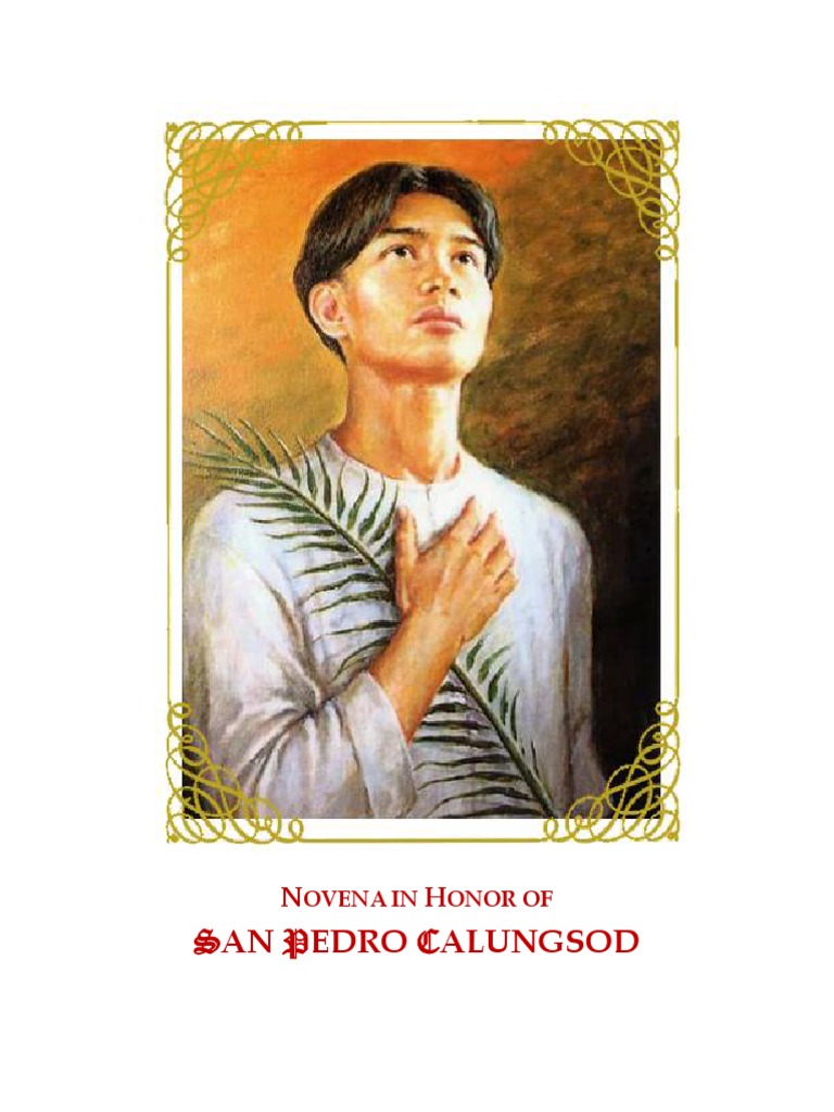 Novena To San Pedro Calungsod | PDF | Eucharist | Prayer