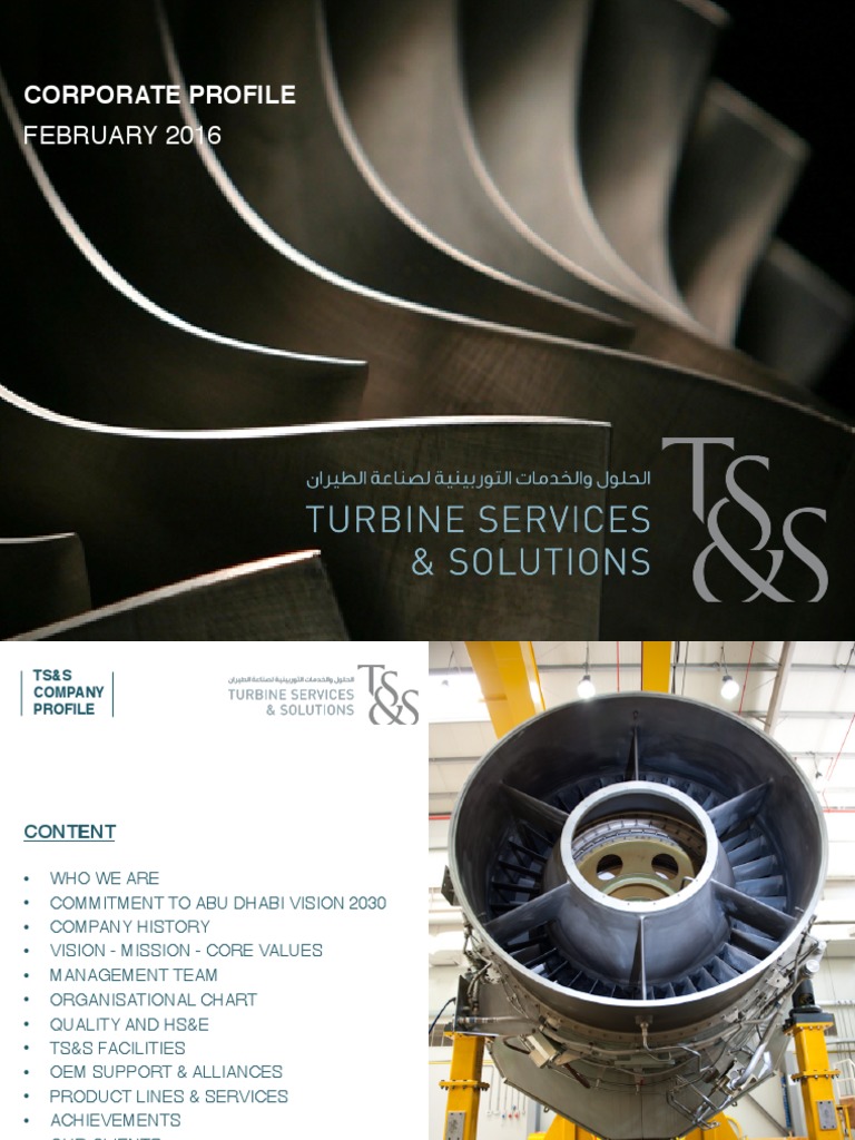 TSS Company Profile | PDF | Gas Turbine | Siemens