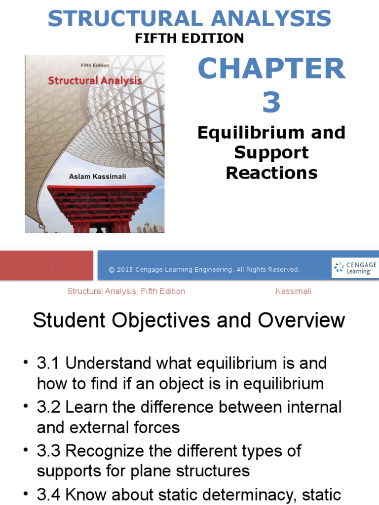 Chapter 3 Equilibrium and Support Reactions | PDF | Structural Analysis ... Chapter 3 Equilibrium and Support Reactions | PDF | Structural Analysis ...