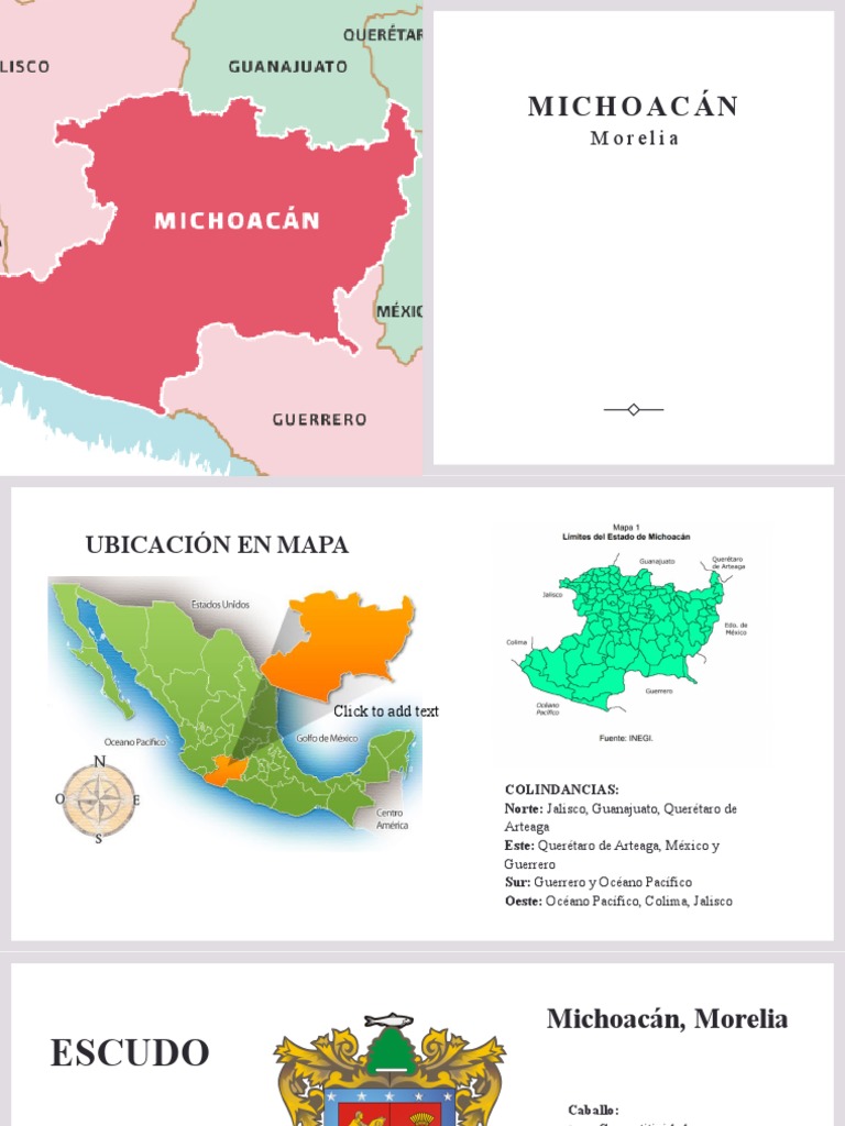 Hidrografía y colindancias de Michoacán | PDF | México | Alimentos