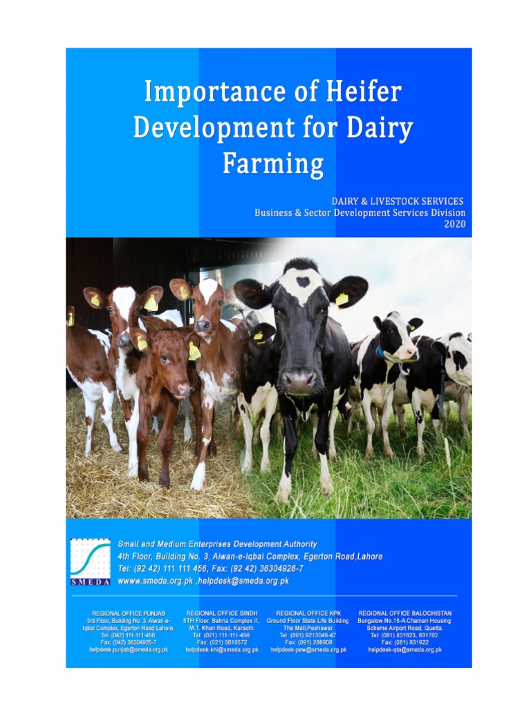 Importance Of Heifer Development For Dairy Farming Download Free Pdf