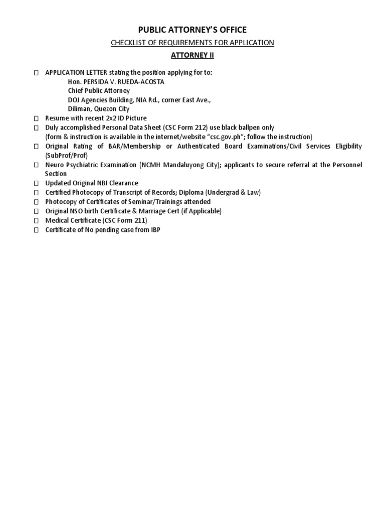 PAO Requirements | PDF