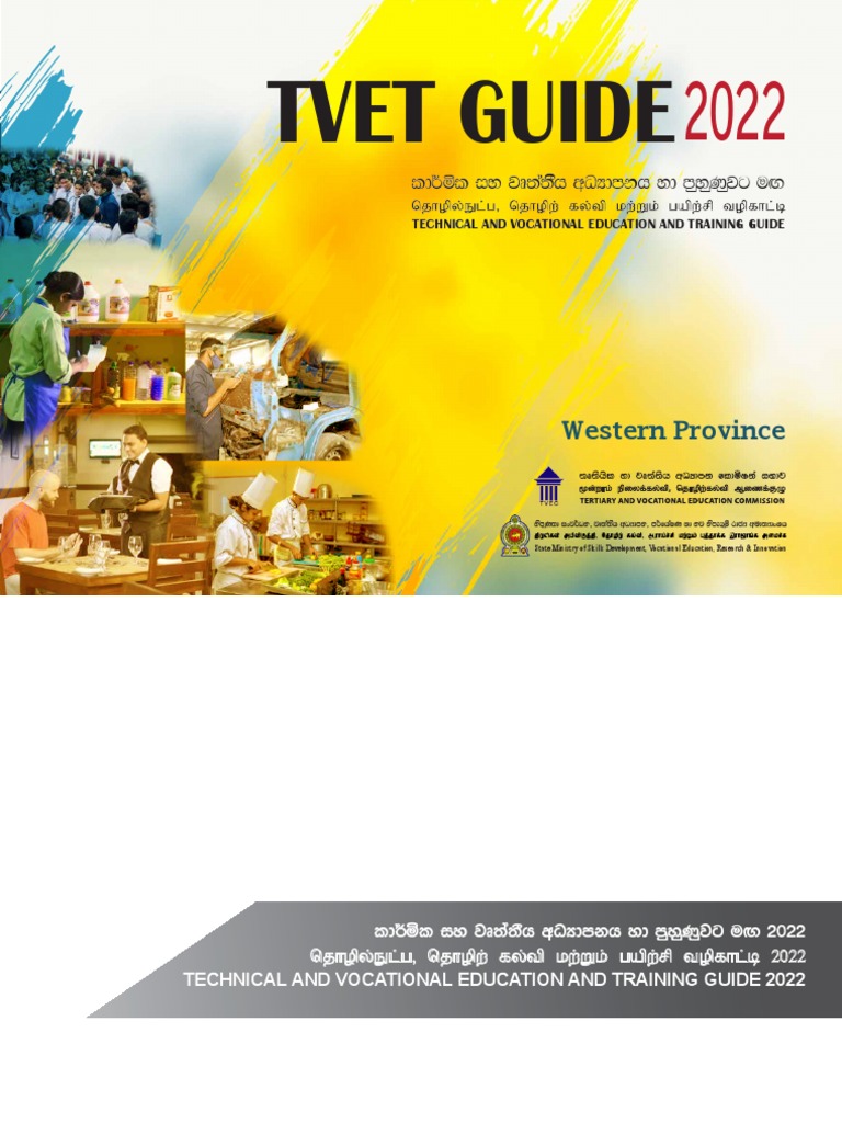 TVET Courses and Training Guide 2022 | PDF | Vocational Education | Educational Stages