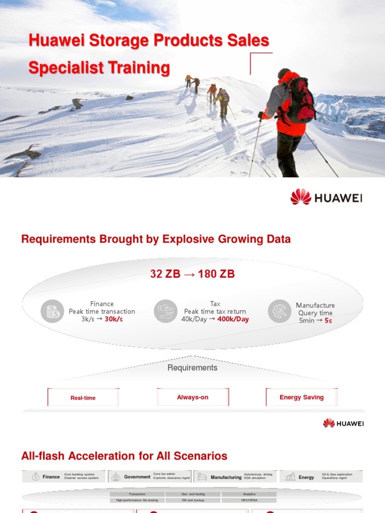 HCSA-Sales-Storage V1.0 Training Material | PDF | Backup | Solid State ...