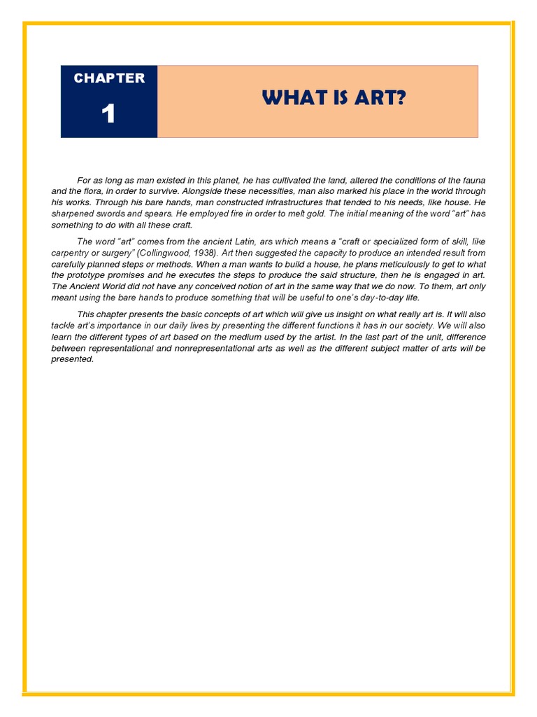 Chapter 1.1 Basic Concepts | PDF | Experience | Beauty