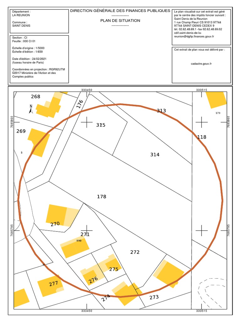 Plan Cadastral Normalise | PDF