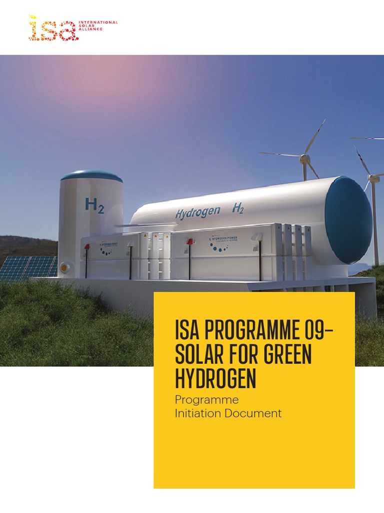 SOLAR GREEN HYDROGEN REPORT | PDF | Renewable Energy | Solar Energy