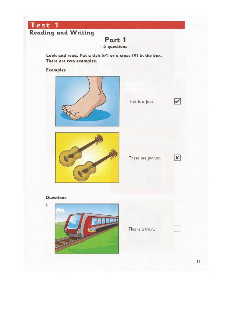 Starters Authentic Test 1 PDF | PDF