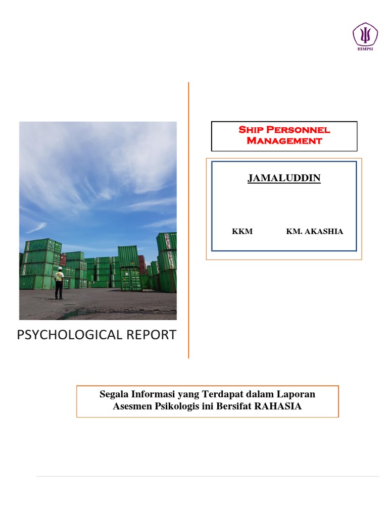 Jamaluddin - KKM - KM Akashia | PDF