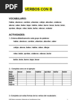 Verbos Terminados en - Ger, - Gir Castellano | PDF