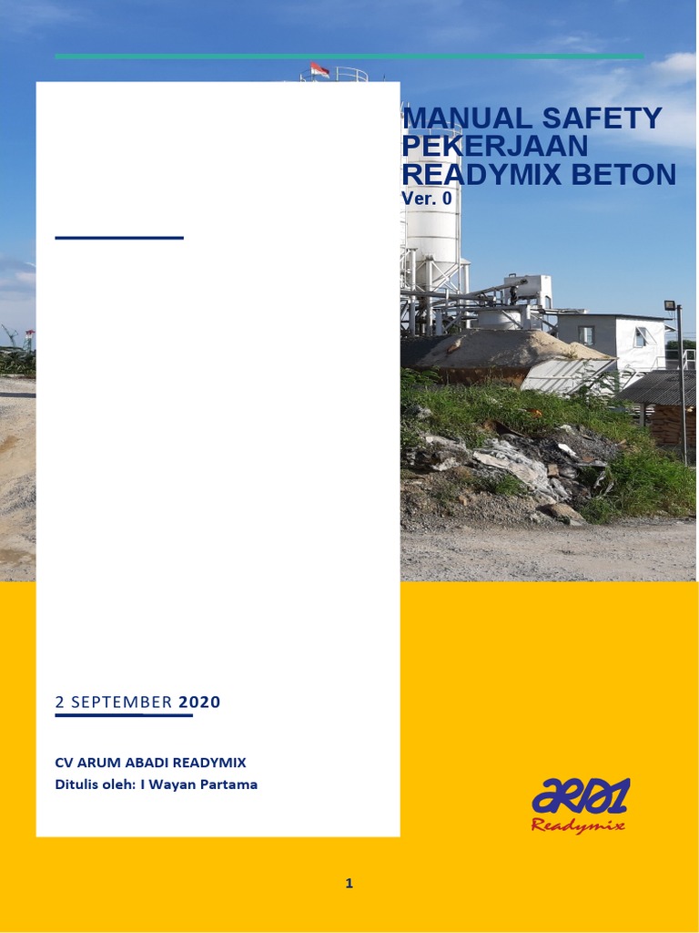 Manual Book HSE | PDF | Teknologi & Rekayasa