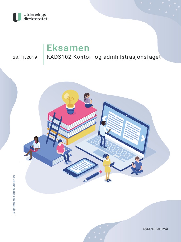 Eksamen Høst 2019 Kontor Og Administrasjonsfaget | PDF Eksamen Høst 2019 Kontor Og Administrasjonsfaget | PDF