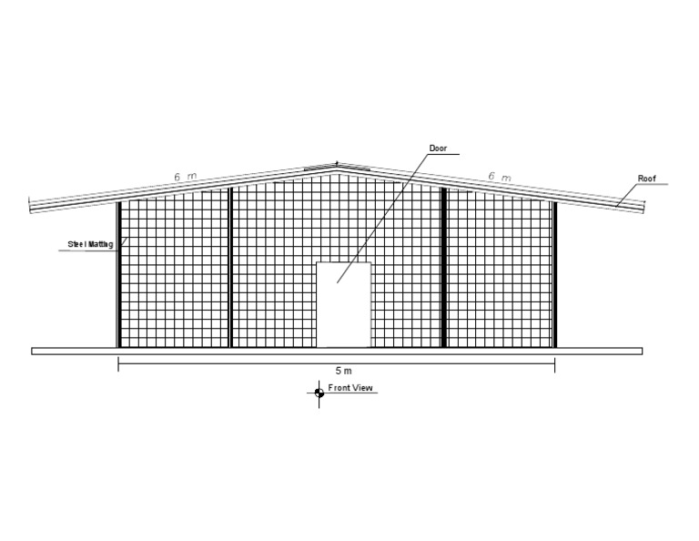 Front View (Steel Matting) - Model | PDF