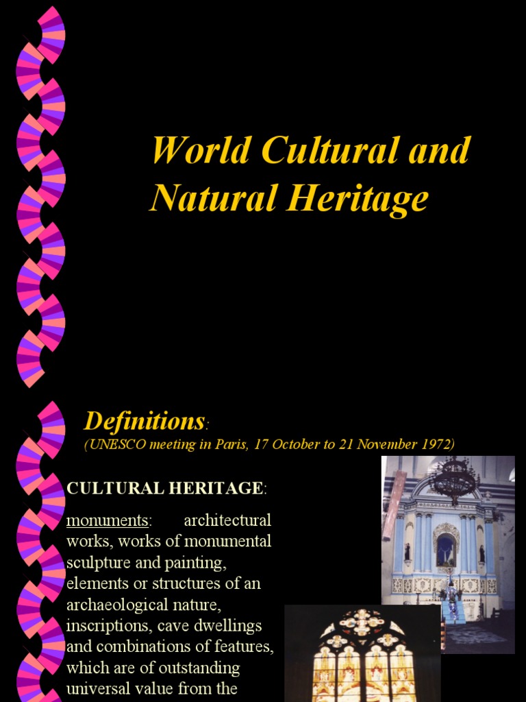 World Cultural and Natural Heritage | PDF | Cultural Heritage | Museology