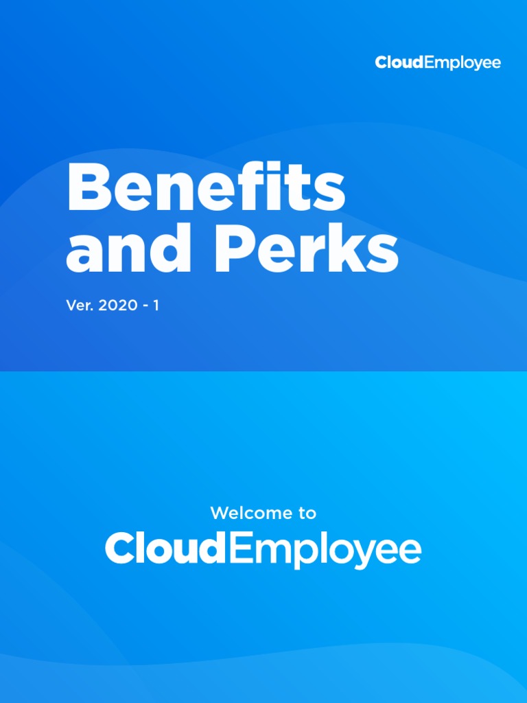 Cloud Employee Benefits Booklet | PDF | Employee Benefits | Employment